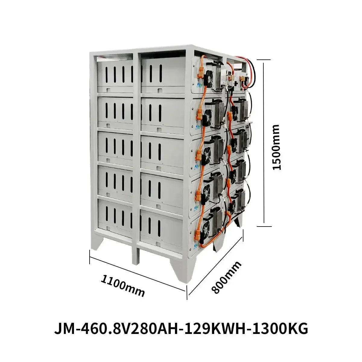 51.2V280AH 129KWH High Voltage Cabinet Solar Energy Storage System ...